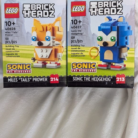 Lego | Toys | Lego Brickheadz Sonic And Tails Figures | Poshmark